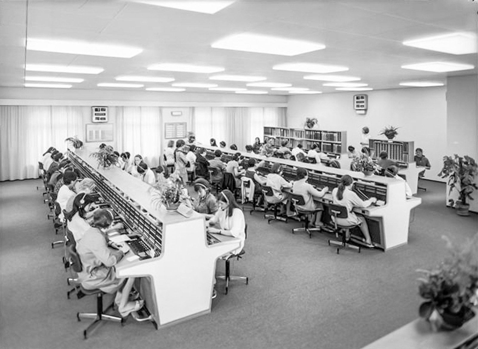 A Lugano la prima centrale telefonica