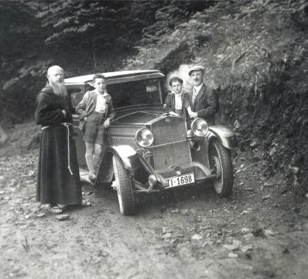 La prima macchina al Bigorio